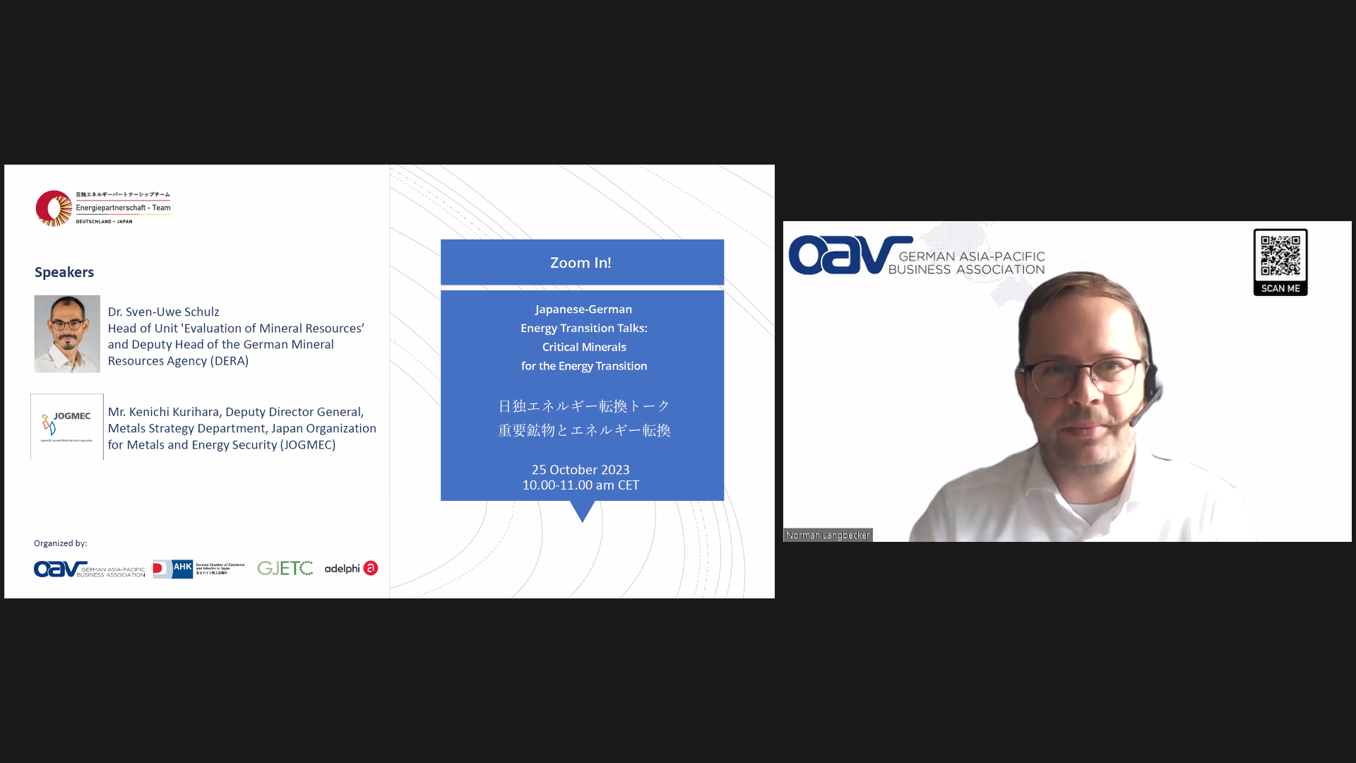 Zoom in! Japanese-German Energy Transition Talks on Critical Minerals ...